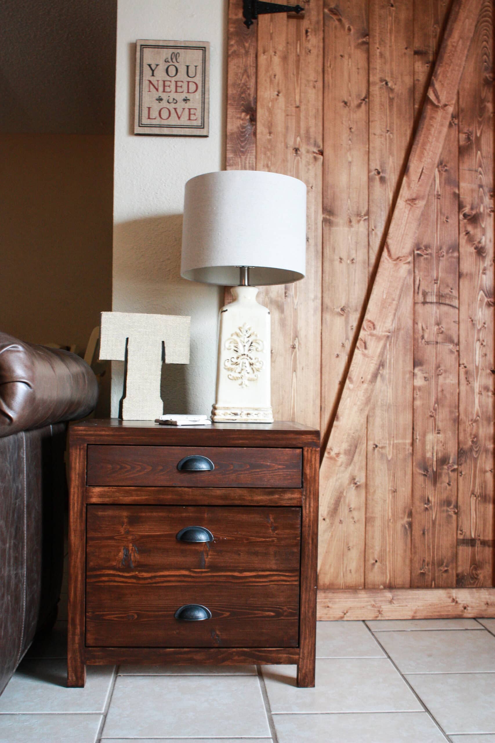 DIY Printmaker's Side Table