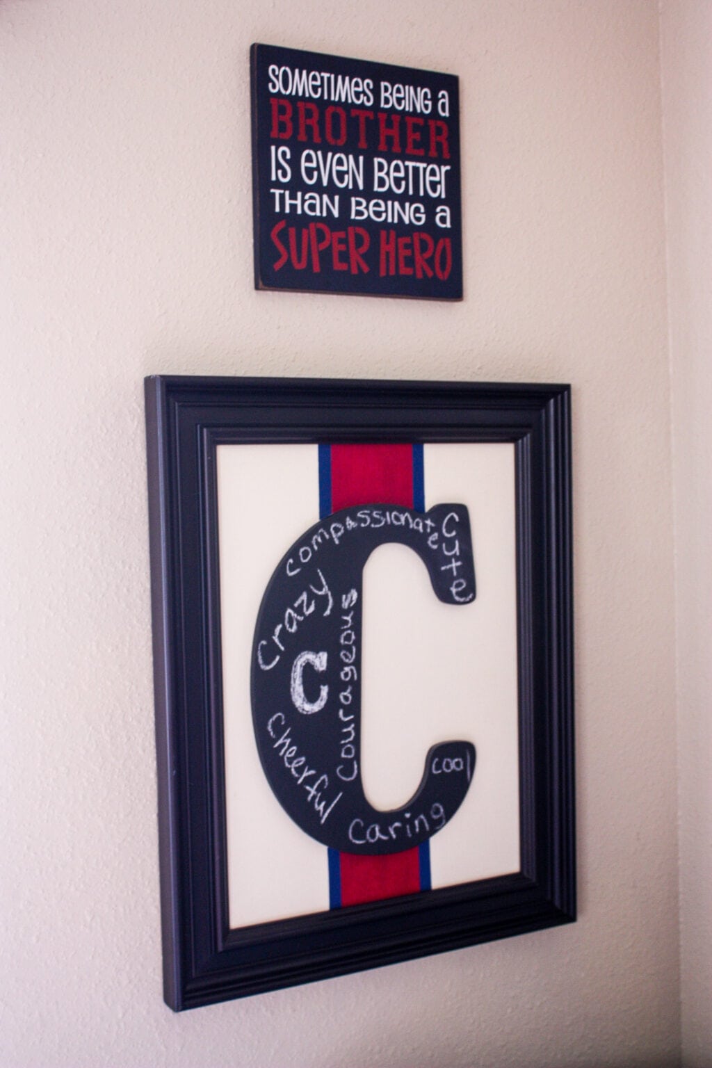 Initial Letter Monogram Wall Art