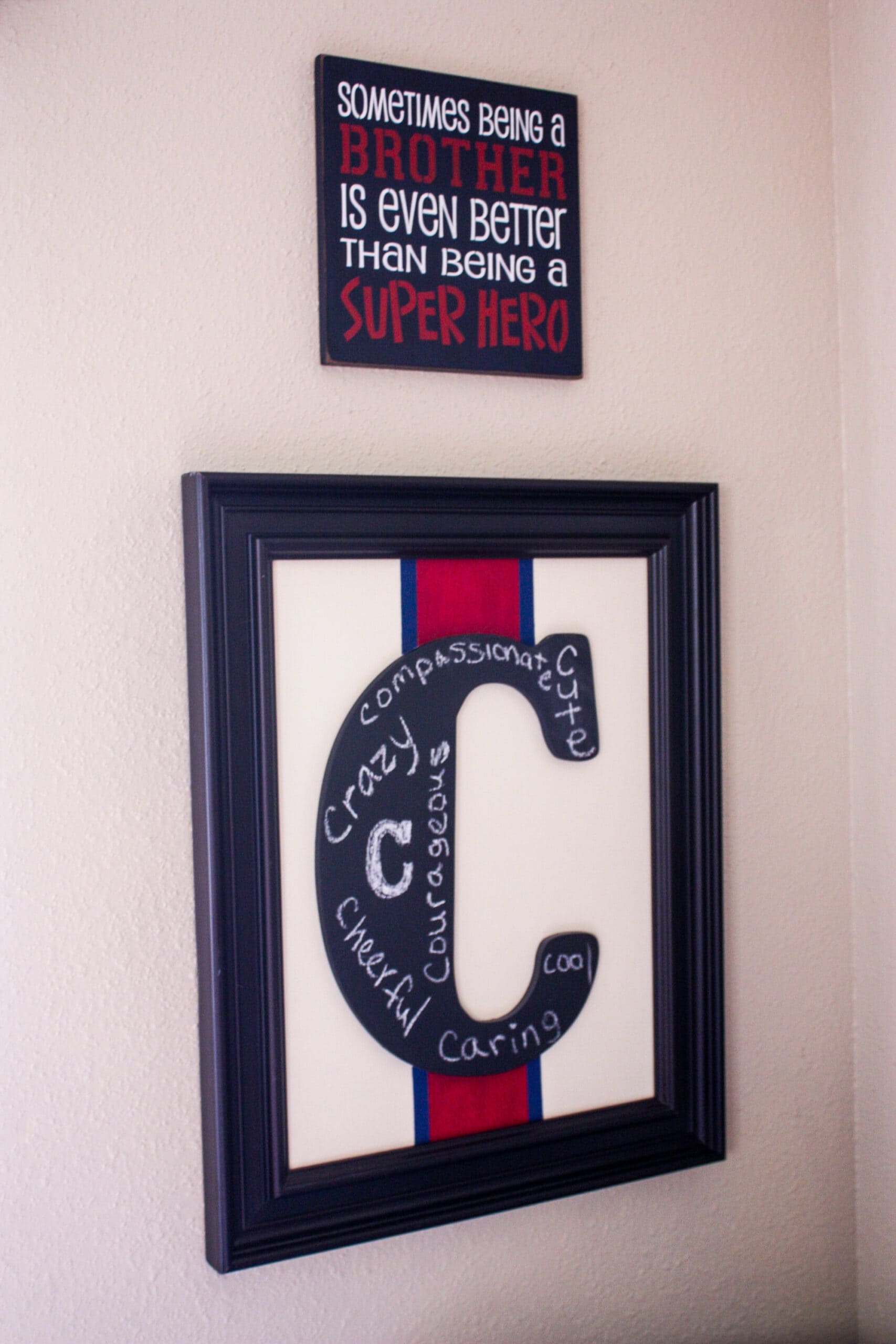 Initial Letter Monogram Wall Art