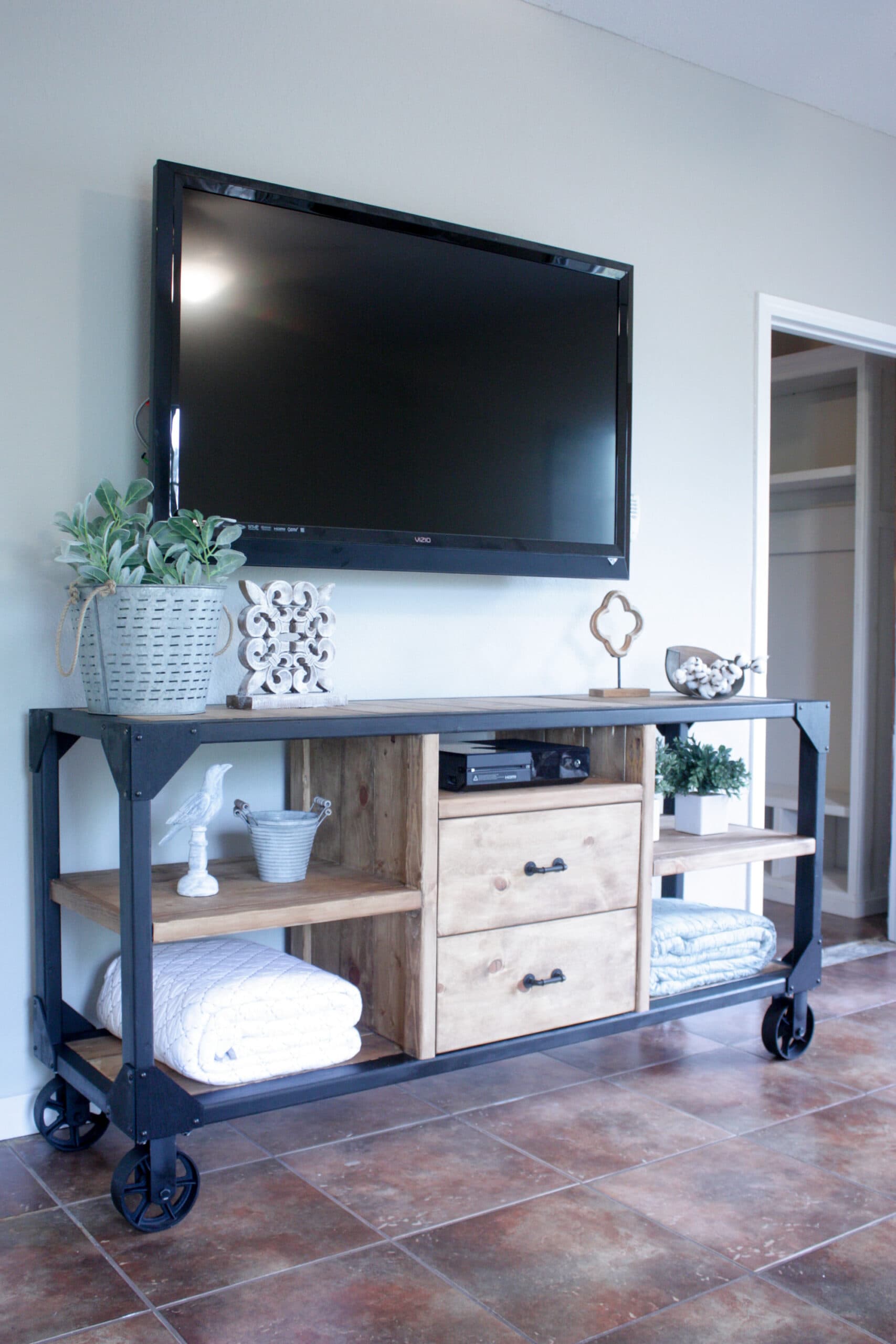 DIY Media Console – The Inspired Workshop