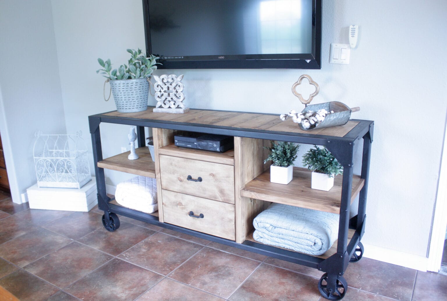 DIY Media Console – The Inspired Workshop
