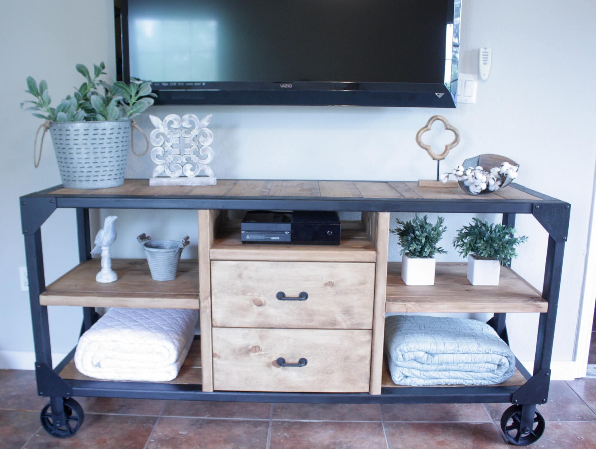 DIY Media Console – The Inspired Workshop