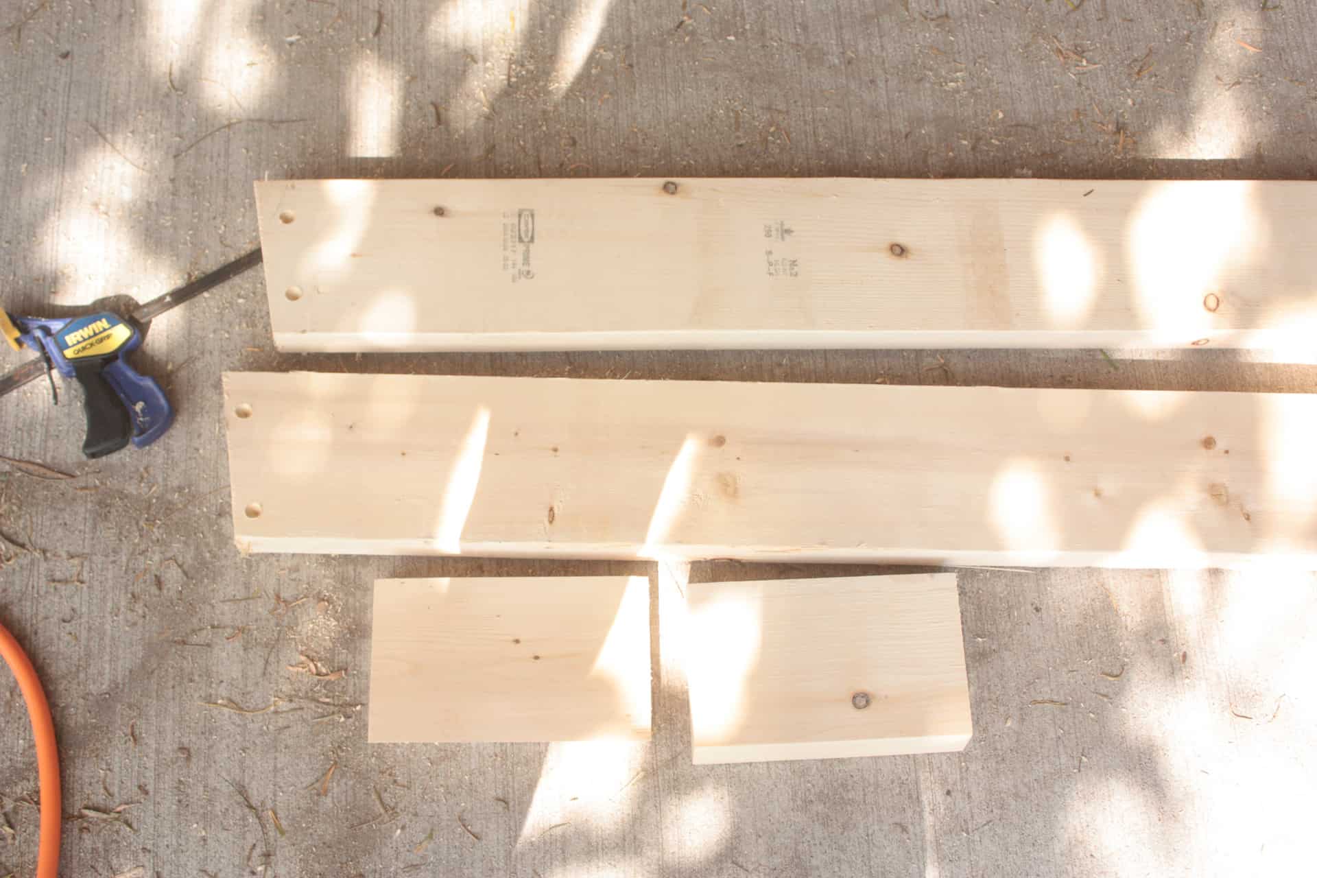 DIY Slim Console Table