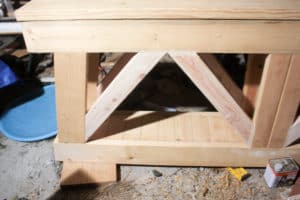 DIY Slim Console Table