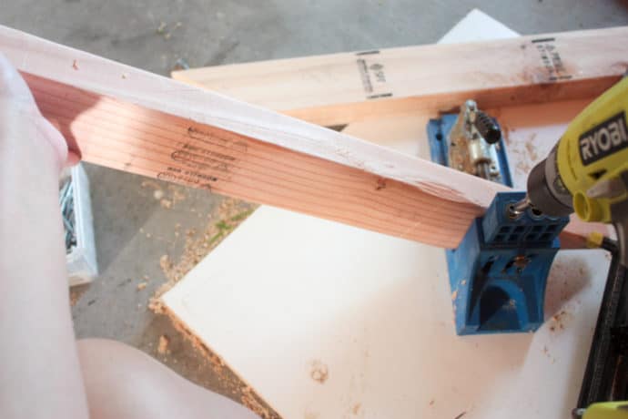 DIY Slim Console Table