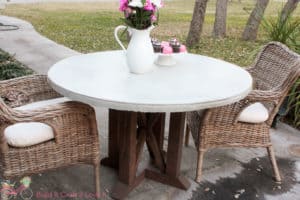 DIY Round Concrete Table Top – The Inspired Workshop