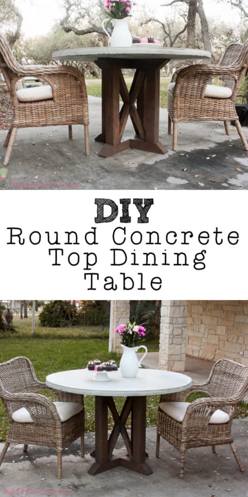 DIY Round Concrete Table Top – The Inspired Workshop