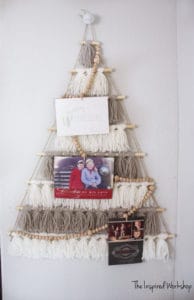 DIY Tassel Tree Christmas Card Holder – The Inspired Workshop
