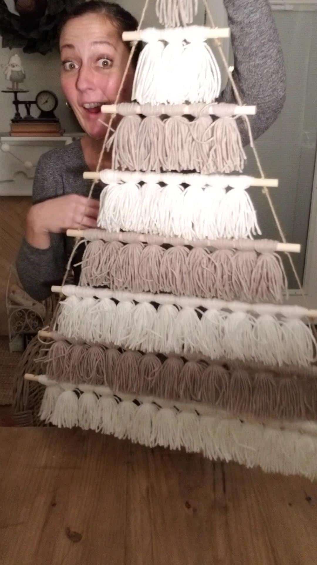 DIY Tassel Tree Christmas Card Holder – The Inspired Workshop