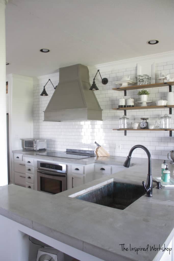 DIY Concrete Countertops - Pour in Place – The Inspired Workshop