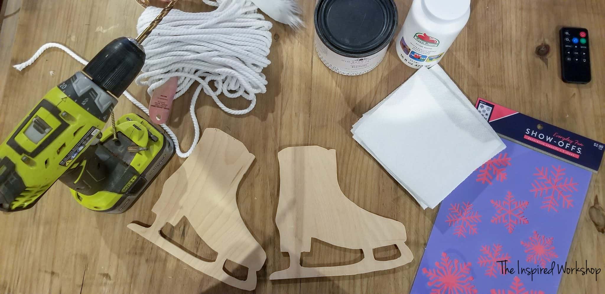 DIY Ice Skate Decor – The Inspired Workshop