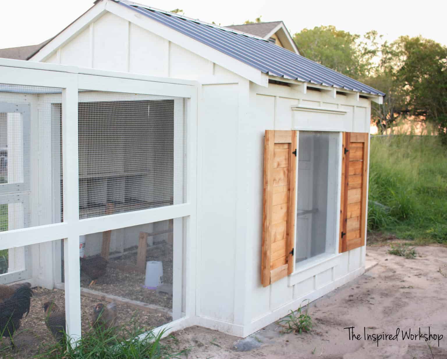 DIY Shutters for Chicken Coop – The Inspired Workshop