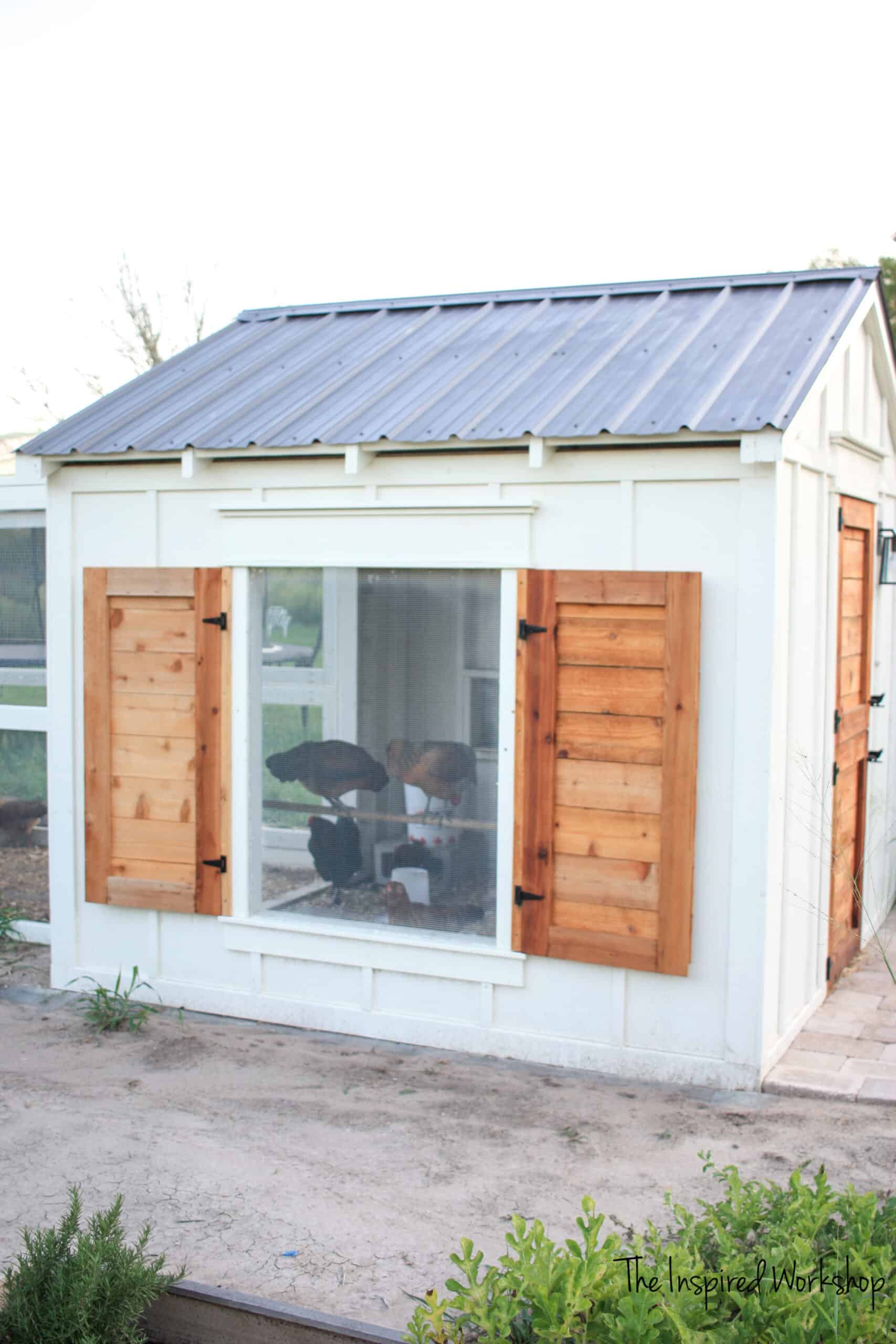 DIY Shutters for Chicken Coop – The Inspired Workshop