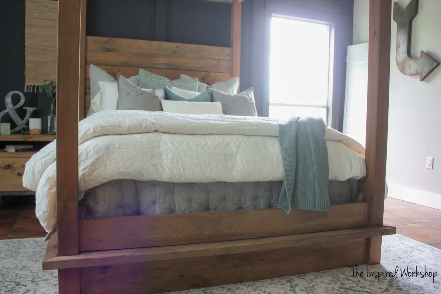 DIY Queen Bed Frame – The Inspired Workshop