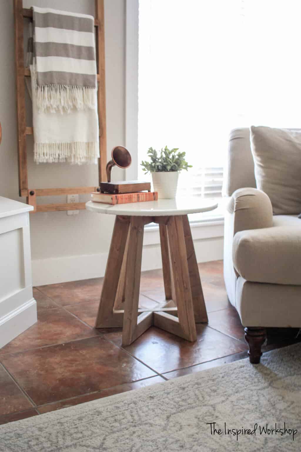 DIY Small Side Table – The Inspired Workshop