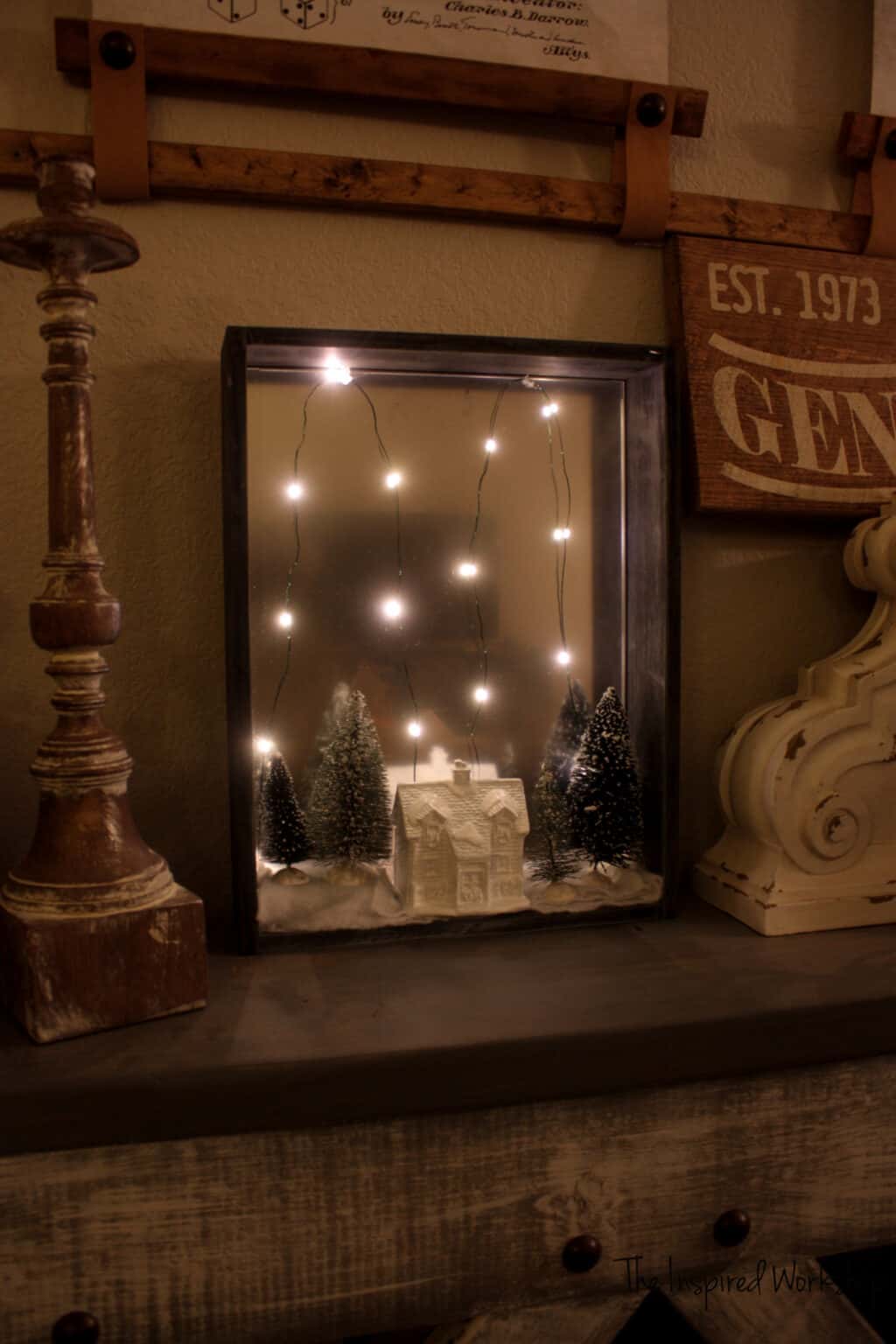 How to Make a Shadow Box for Christmas – The Inspired Workshop
