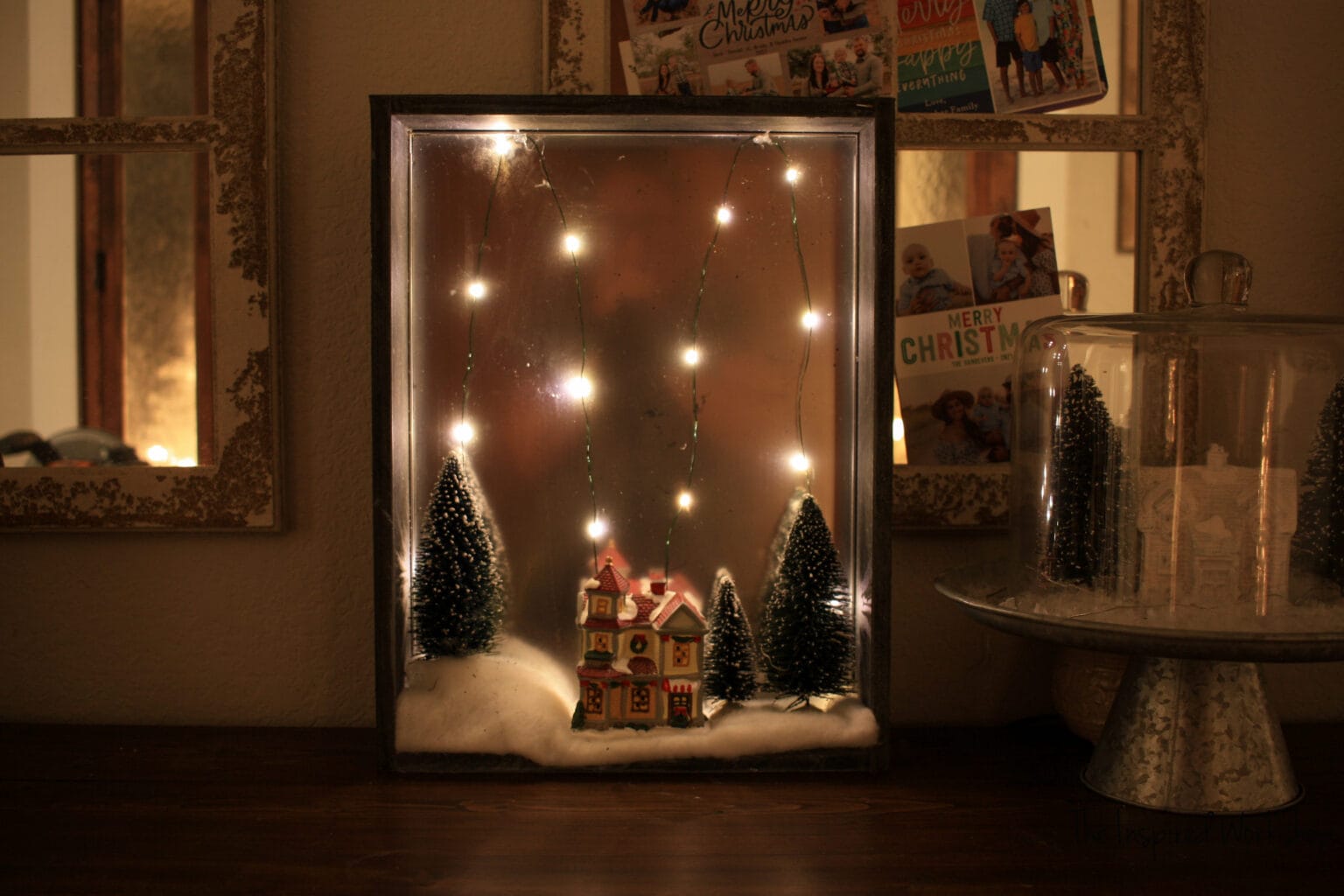 How to Make a Shadow Box for Christmas – The Inspired Workshop