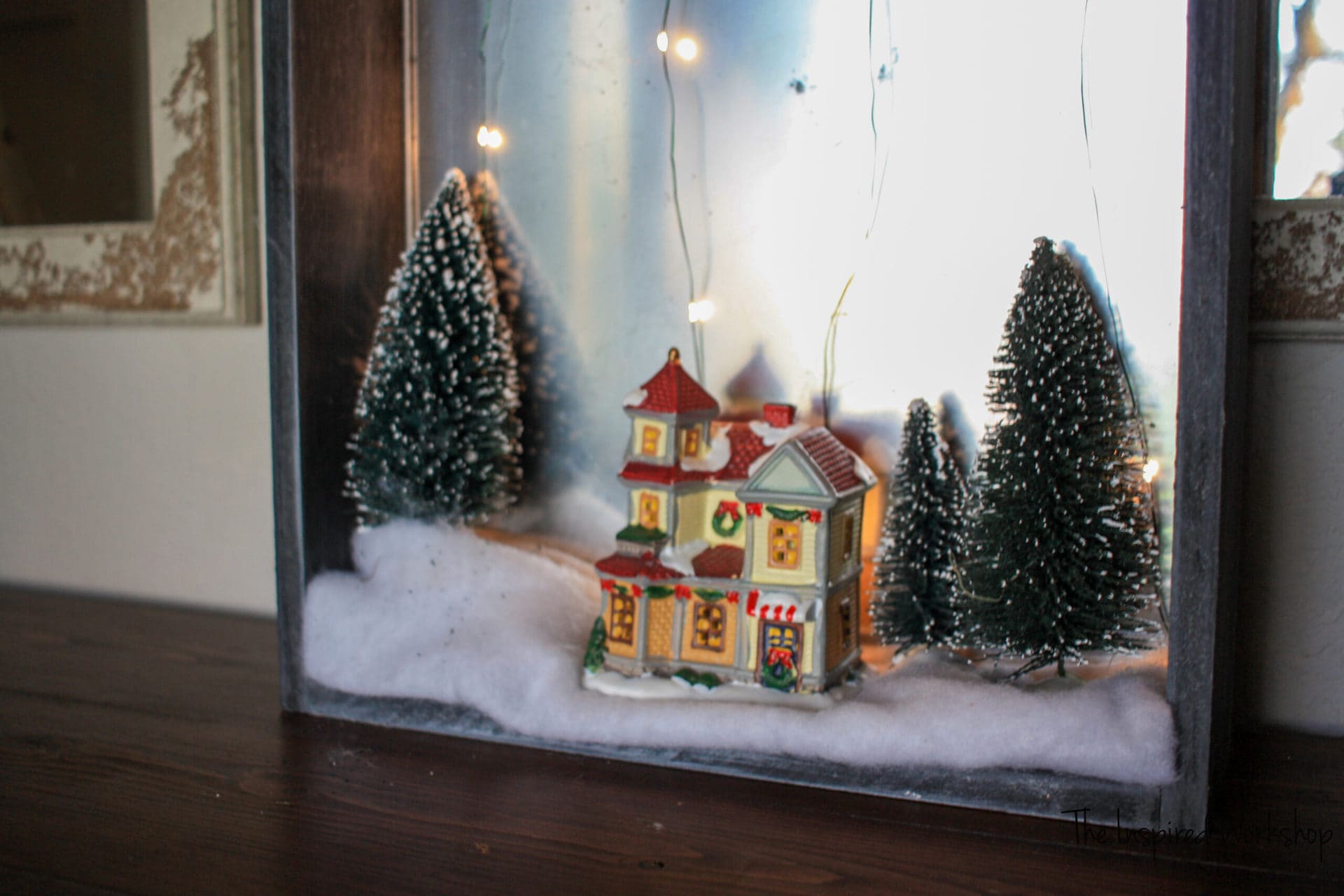 How to Make a Shadow Box for Christmas – The Inspired Workshop