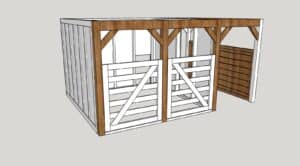 DIY Gates for Goat Shed – The Inspired Workshop