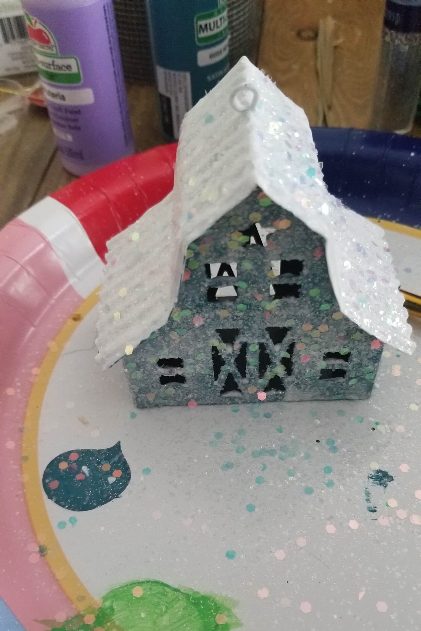 Christmas Village Winter Wreath – The Inspired Workshop