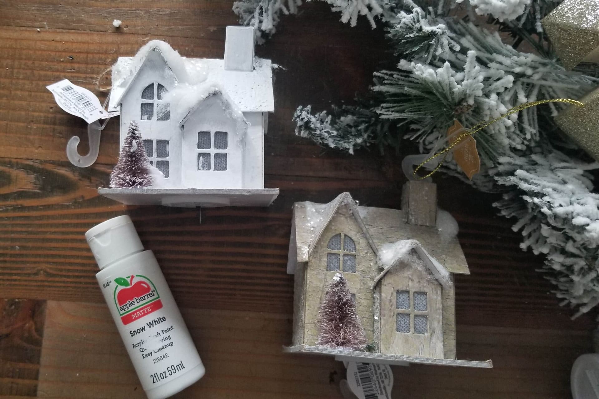 Christmas Village Winter Wreath – The Inspired Workshop