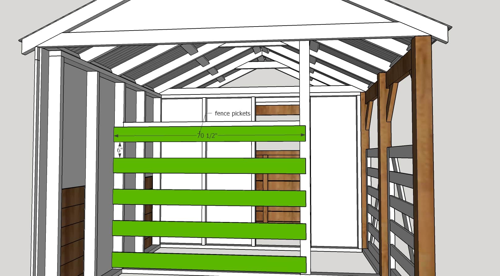 Stall Dividers for Goat Shed – The Inspired Workshop