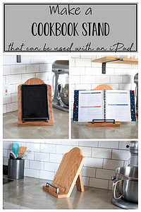 DIY Cookbook Stand – The Inspired Workshop