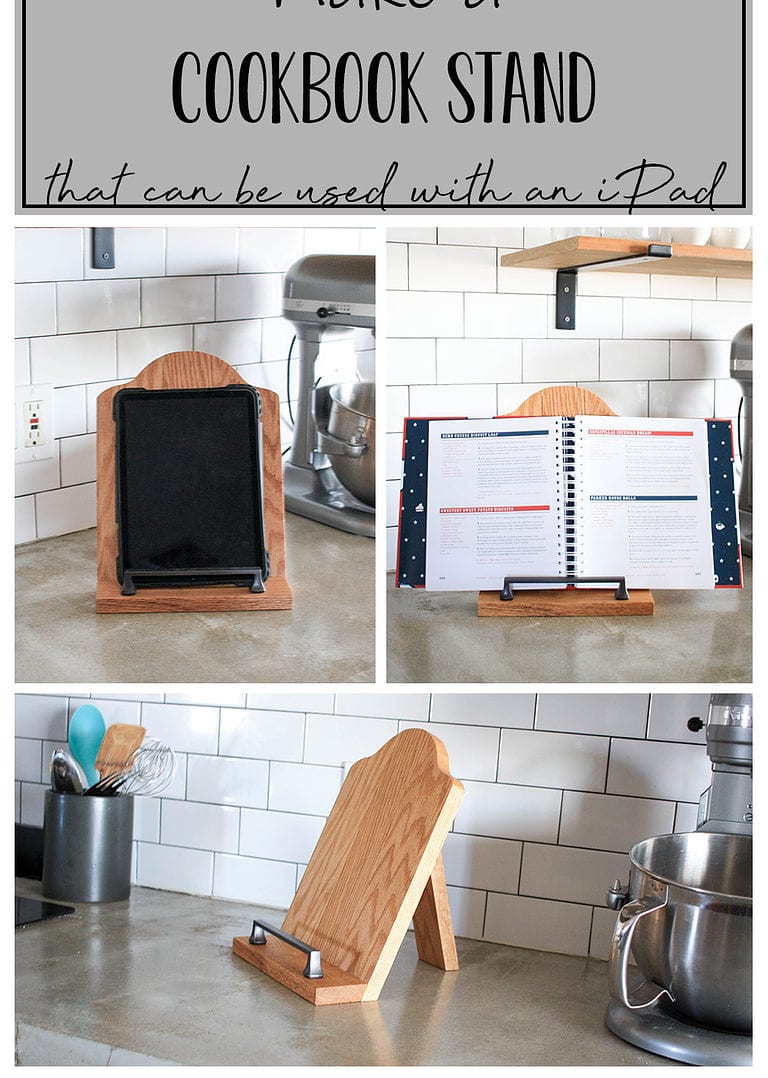 DIY Cookbook Stand – The Inspired Workshop