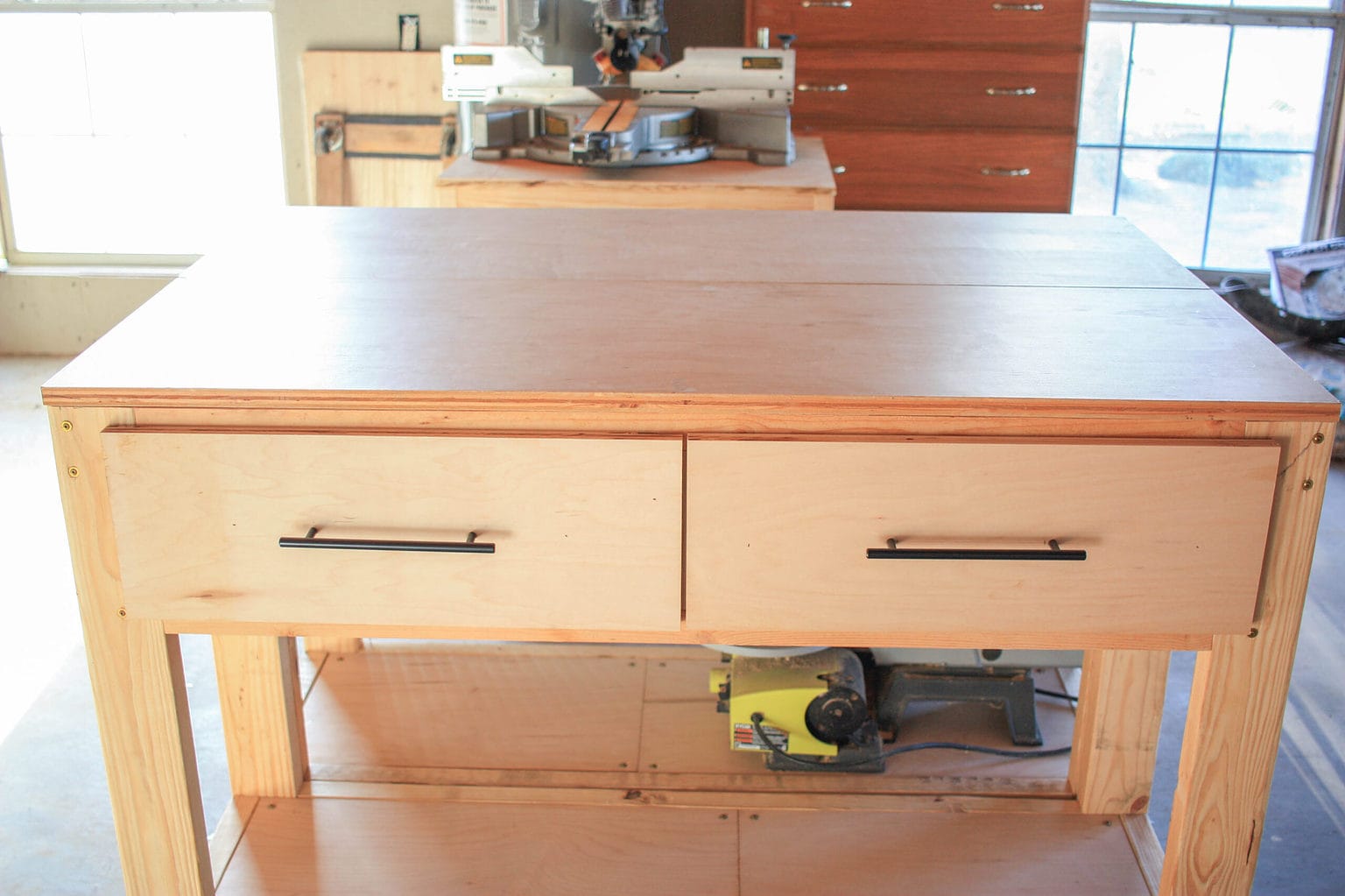 DIY Miter Saw Station – The Inspired Workshop