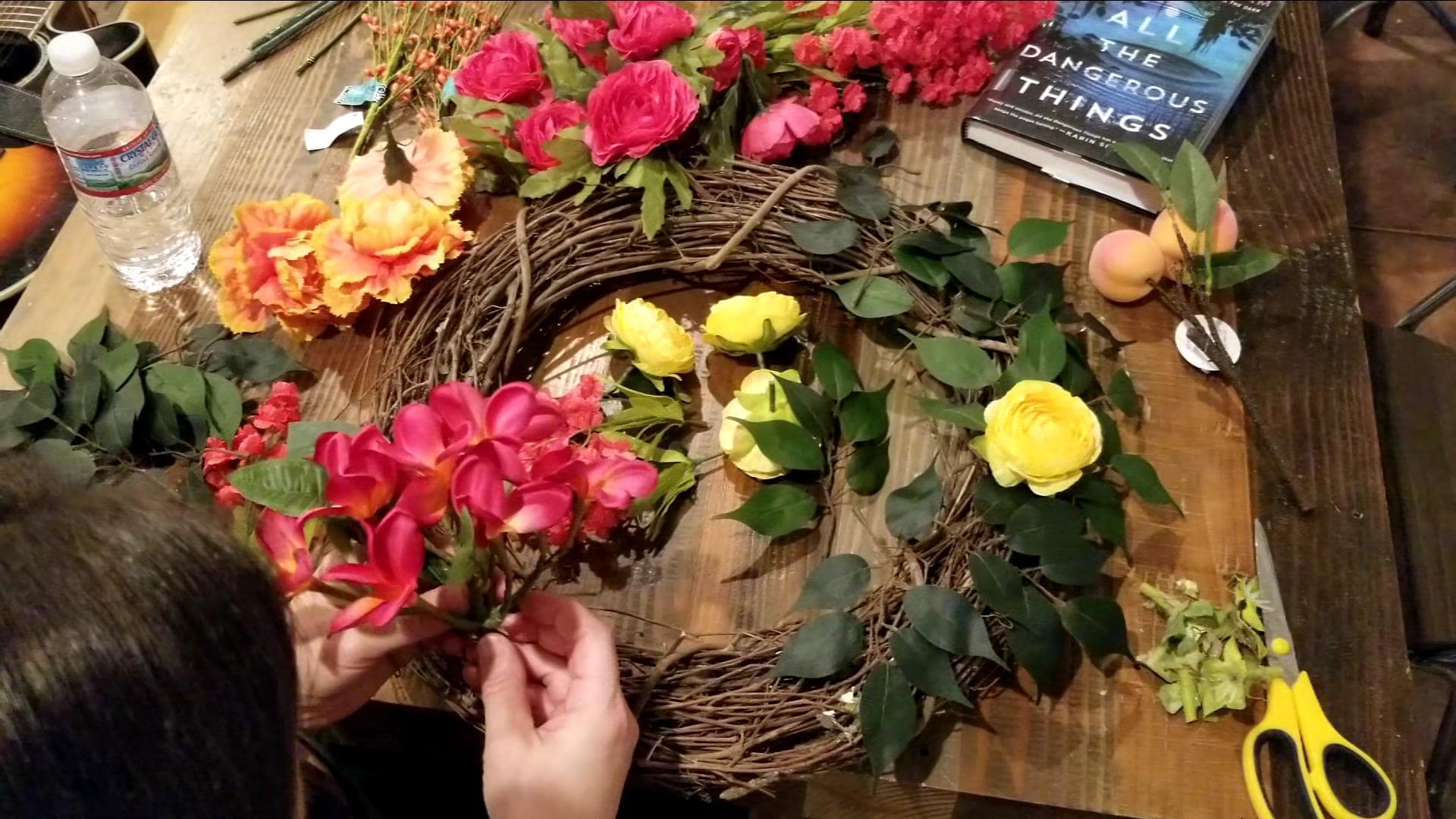 DIY Flower Wreath for Spring – The Inspired Workshop