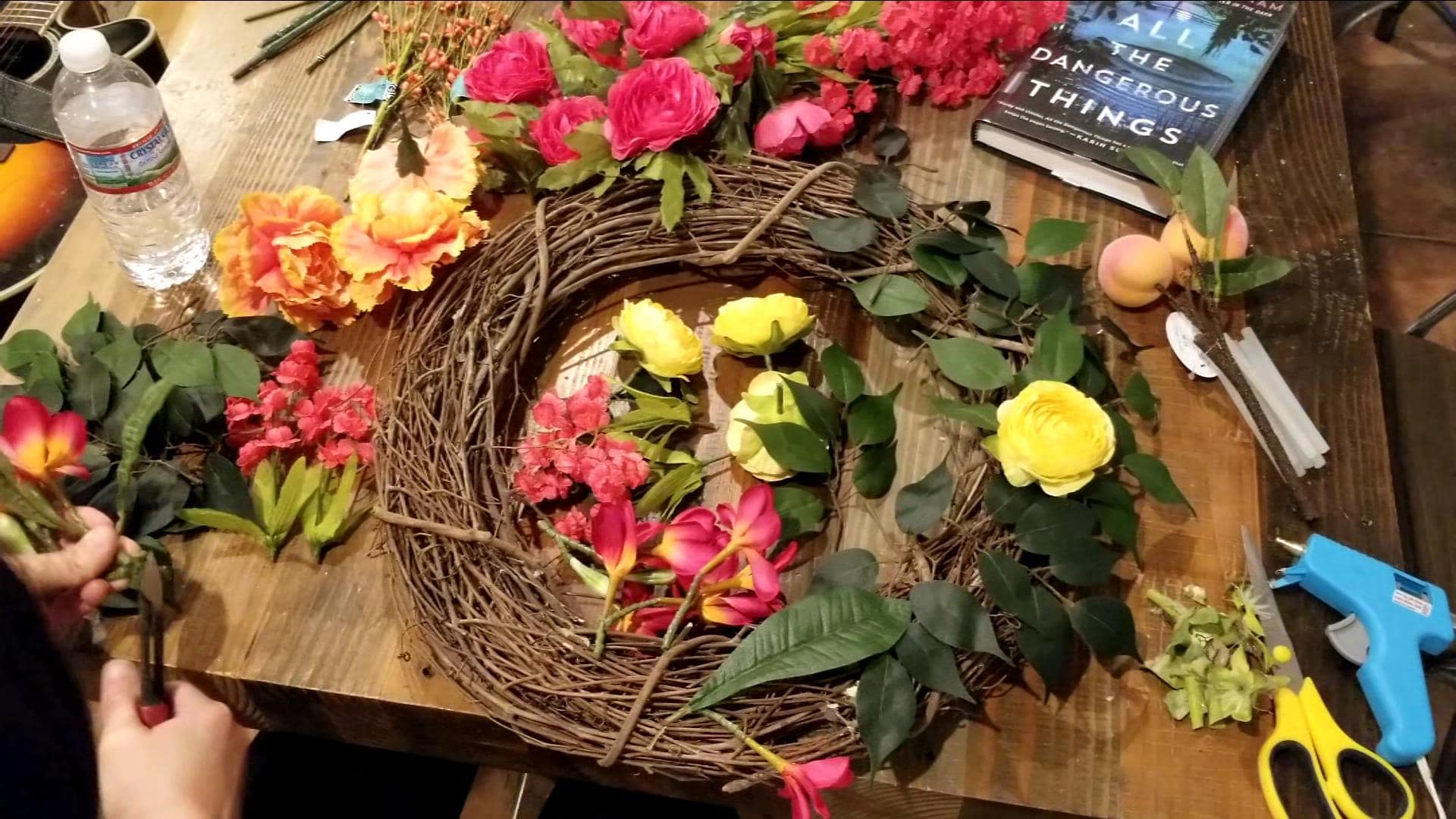 DIY Flower Wreath for Spring – The Inspired Workshop