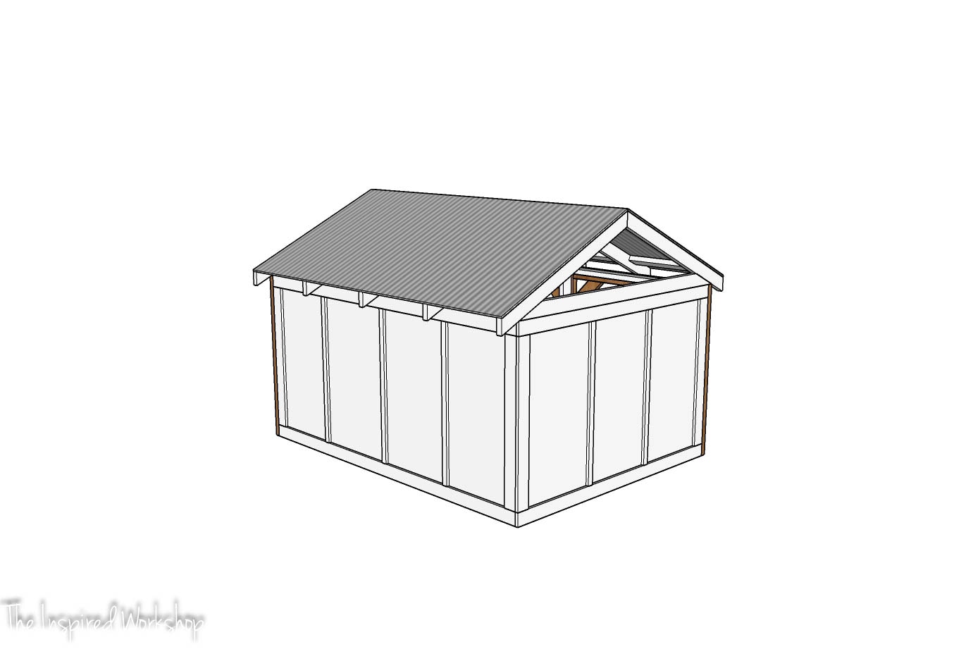 Diy Small Goat Shelter The Inspired Workshop