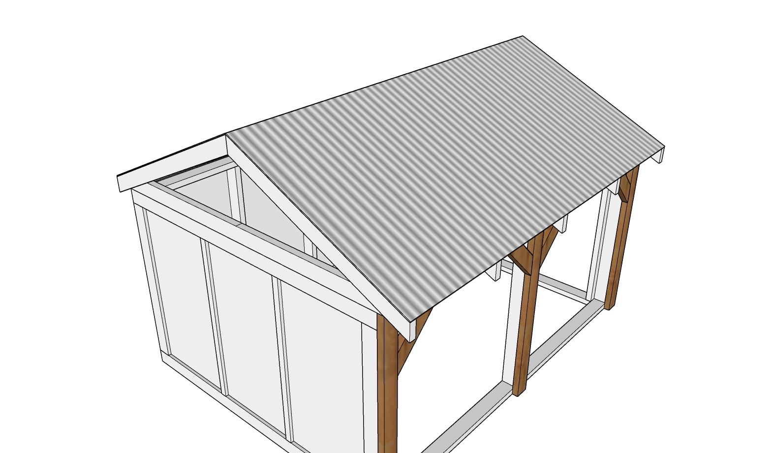 DIY Small Goat Shelter – The Inspired Workshop