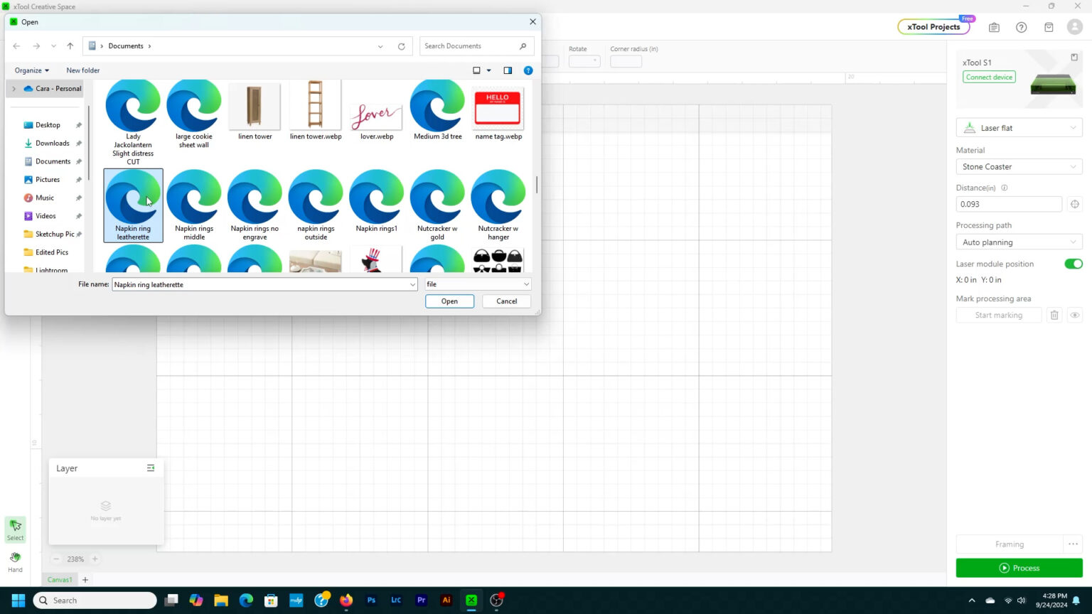DIY Laser Engraved Napkin Rings – The Inspired Workshop
